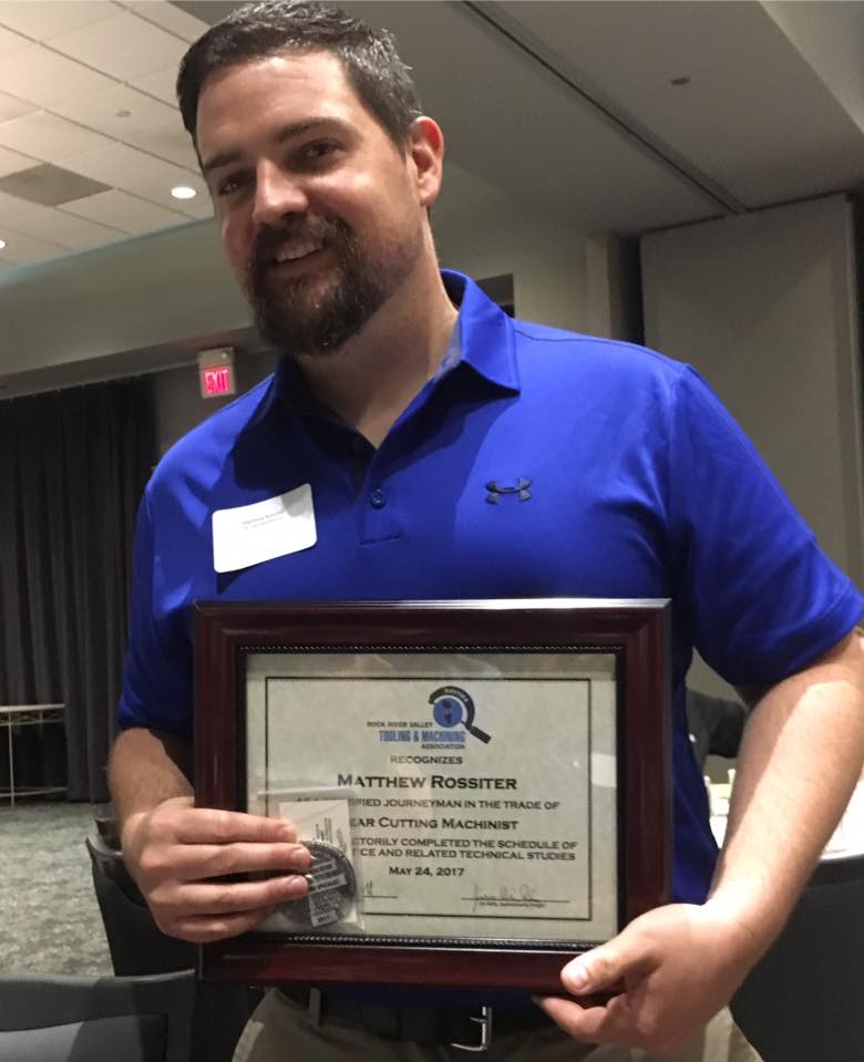 Congratulations to Matt Rossiter for Completing the RRVTMA Four Year ...