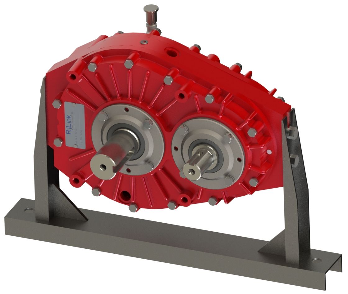 Custom Gearbox with Mounting Frame – RJ Link International, Inc.