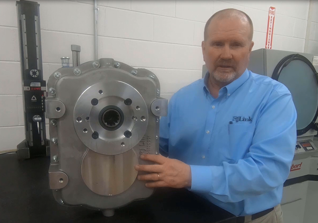 Industrial Gearbox with PTO Interface | RJ Link International, Inc.
